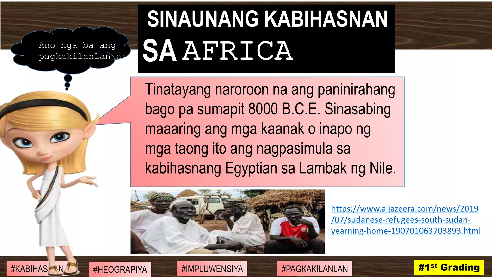 Kabihasnang Tsino sa Silangang Asya at Sinaunang Kabihasnan sa Africa ...