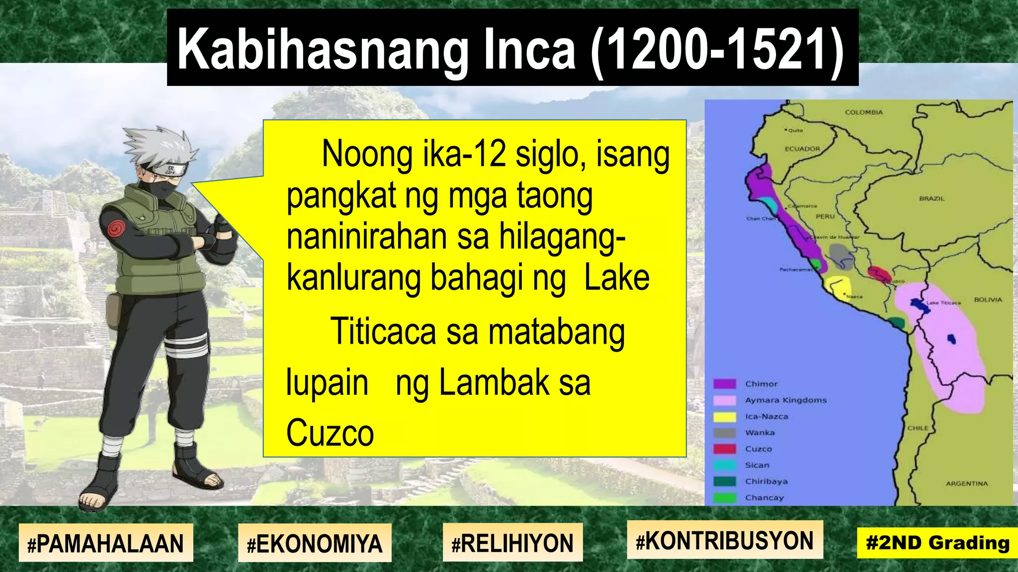 Heograpiya ng South America at Kabihasnang Inca | PDF