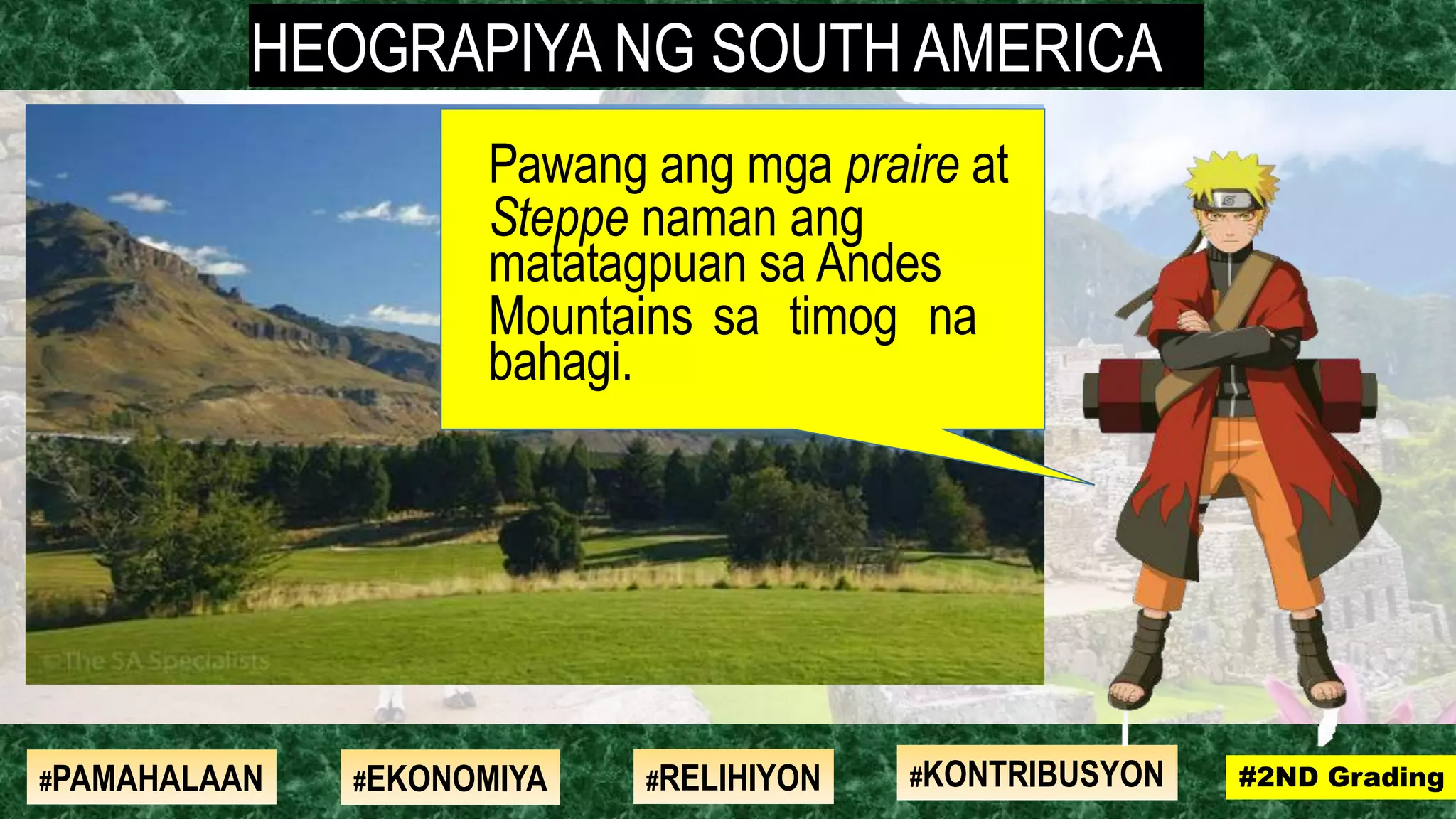 Heograpiya ng South America at Kabihasnang Inca | PDF