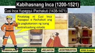 Heograpiya ng South America at Kabihasnang Inca | PDF
