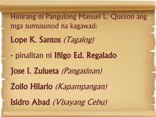 Yunit 2 kasaysayan ng wikang filipino | PPTX