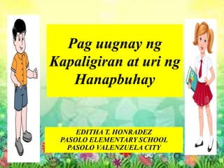 Yunit 2 aralin 1 pag uugnay ng kapaligiran at uri ng hanapbuhay | PPTX