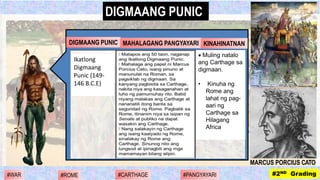 Digmaang Punic | PPTX