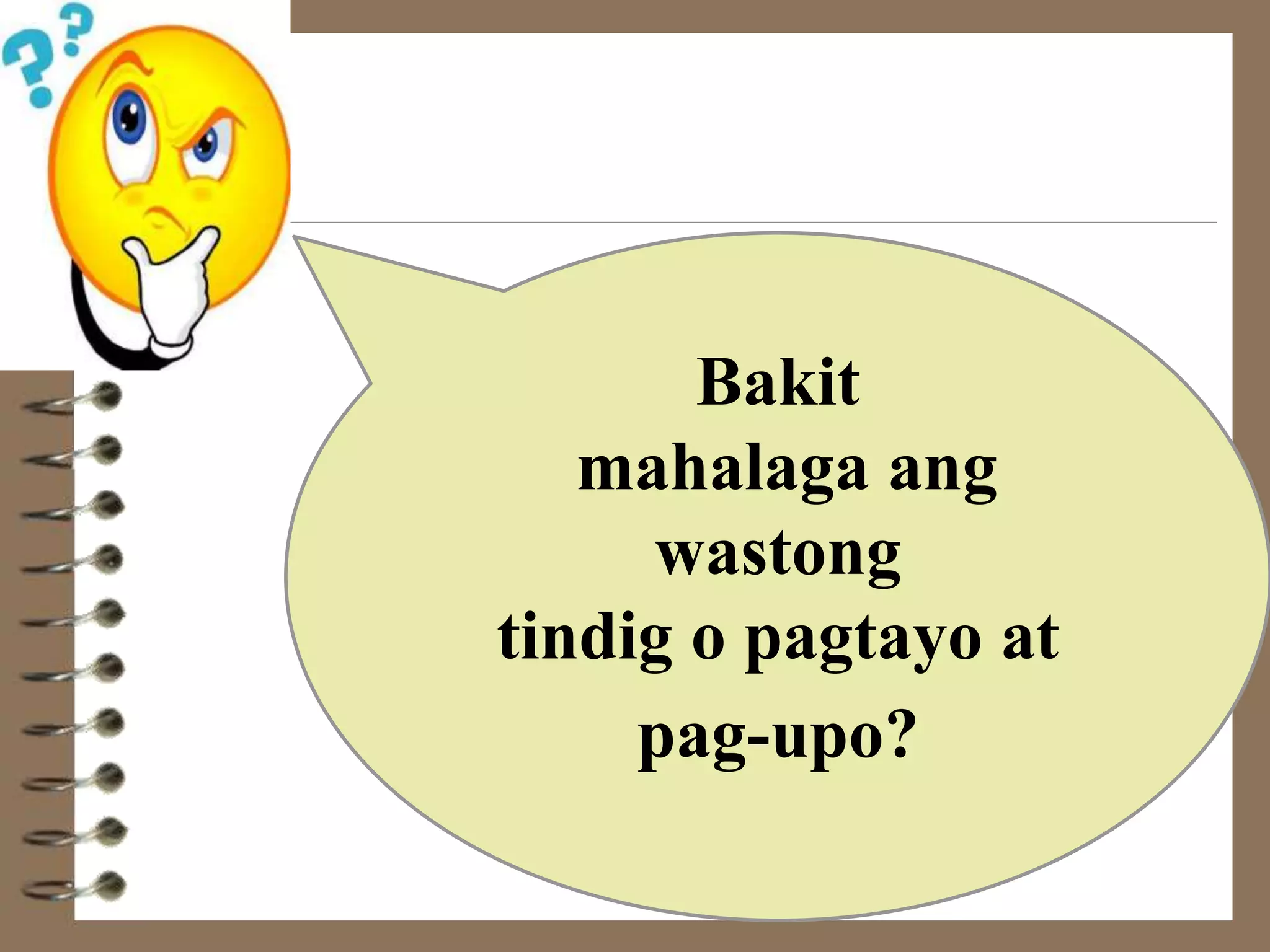 YUNIT 2 ARALIN 8 EPP HOME ECO Pagpapanatiling maayos ang sariling ...