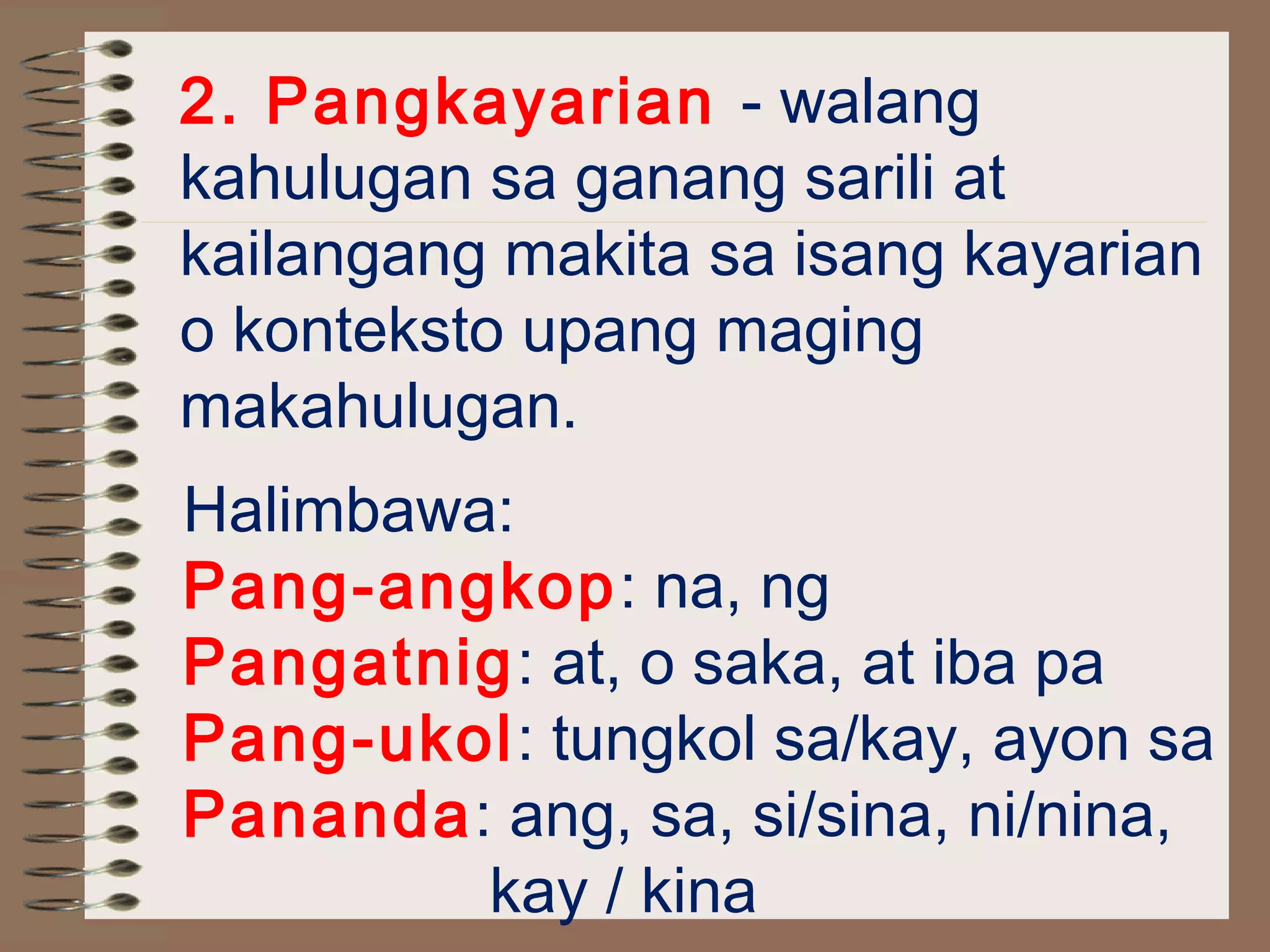 Yunit 3 istruktura ng wika | PPT