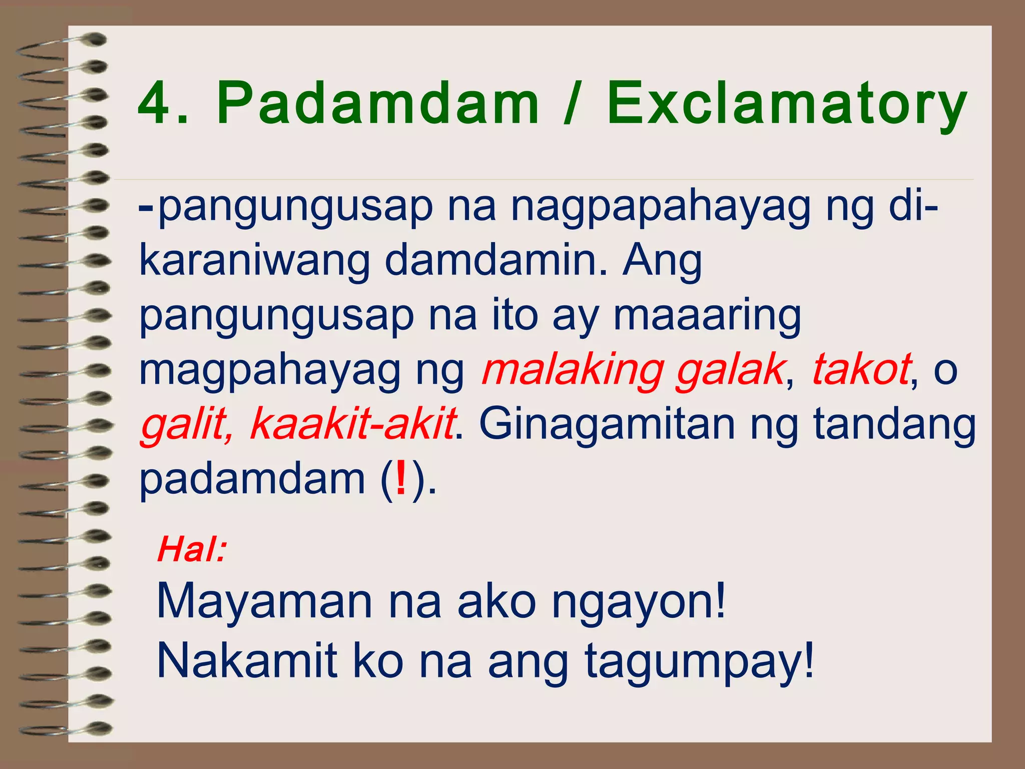 Yunit 3 istruktura ng wika | PPT