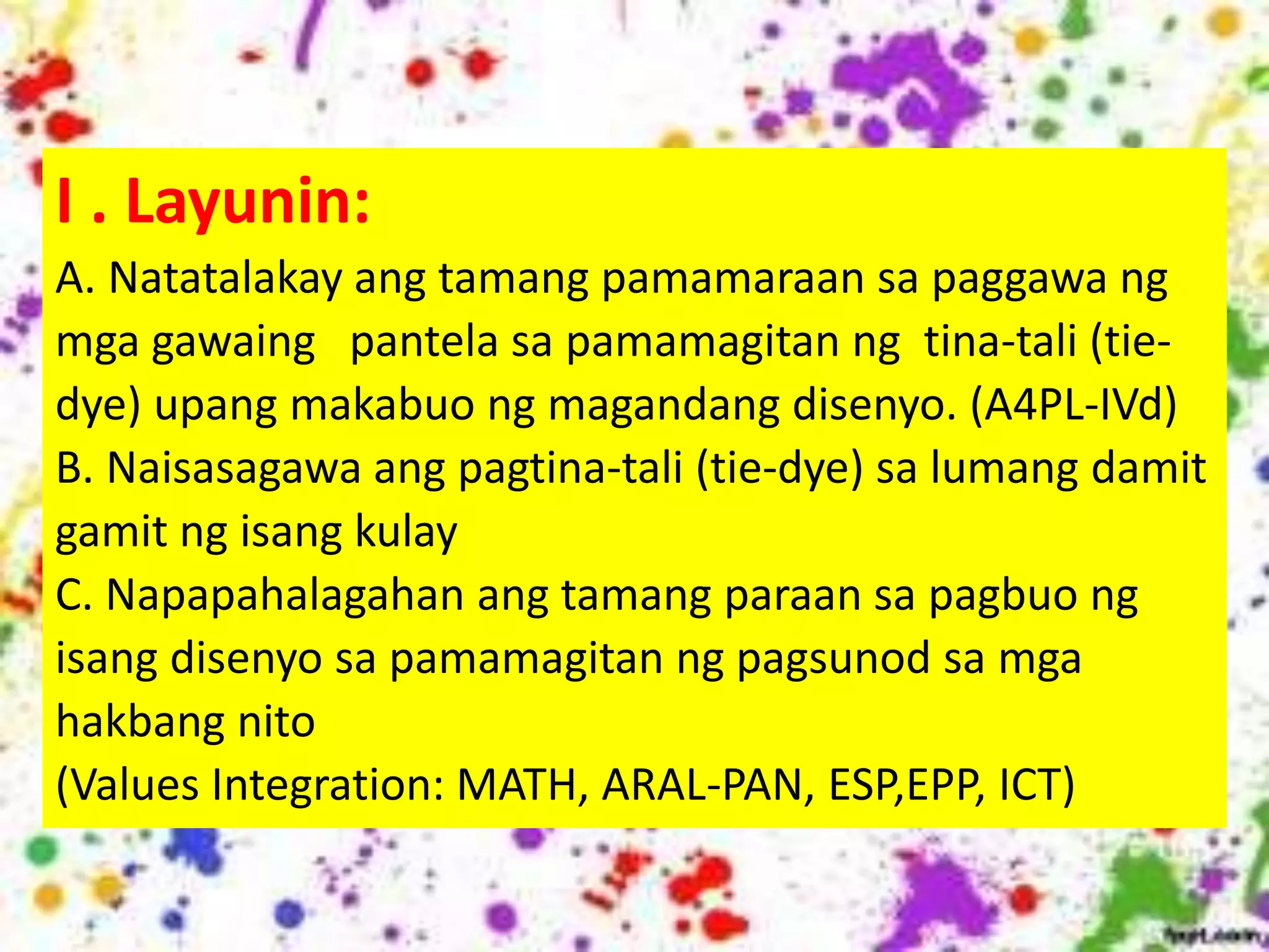 Yunit 4 _ Aralin 1 Arts - COT.pptx