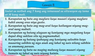 Yunit 4 aralin 4 mga tungkuling kaakibat ng mga karapatan ng mamamayang pilipino | PPTX