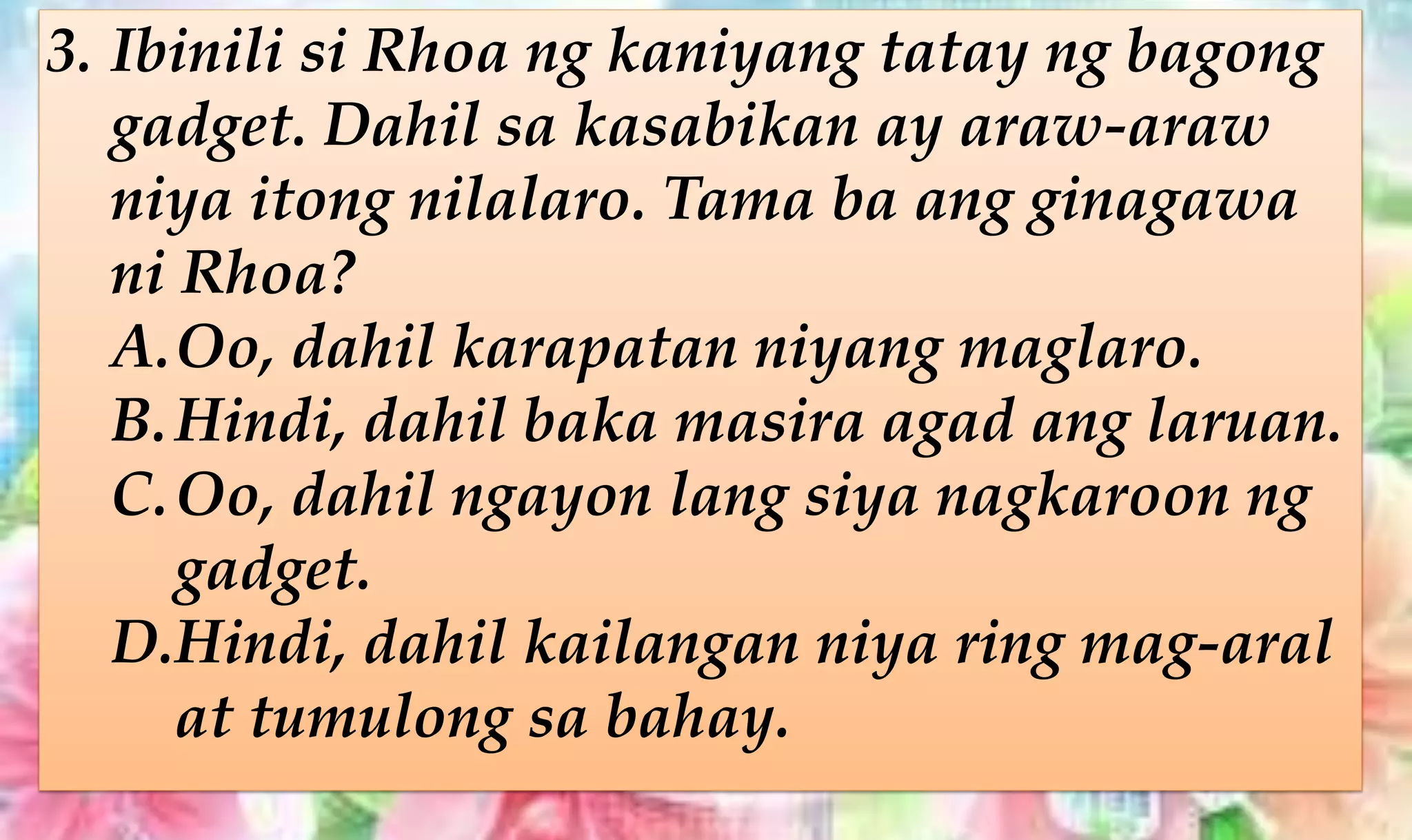 Yunit 4 aralin 4 mga tungkuling kaakibat ng mga karapatan ng mamamayang pilipino | PPTX