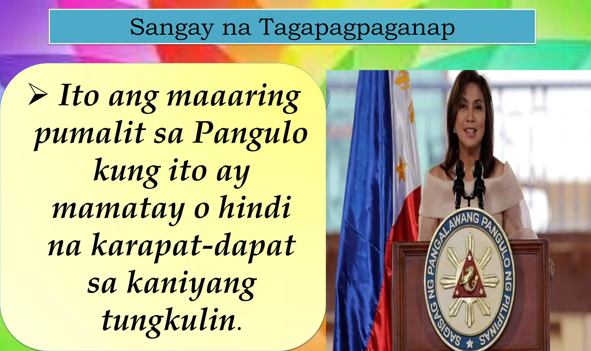 YUNIT III ARALIN 3: Ang mga Namumuno sa Bansa | PPTX
