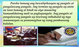 Yunit iii aralin 4Paraan ng Pagpili at Kapangyarihan ng mga Namumuno ng ...