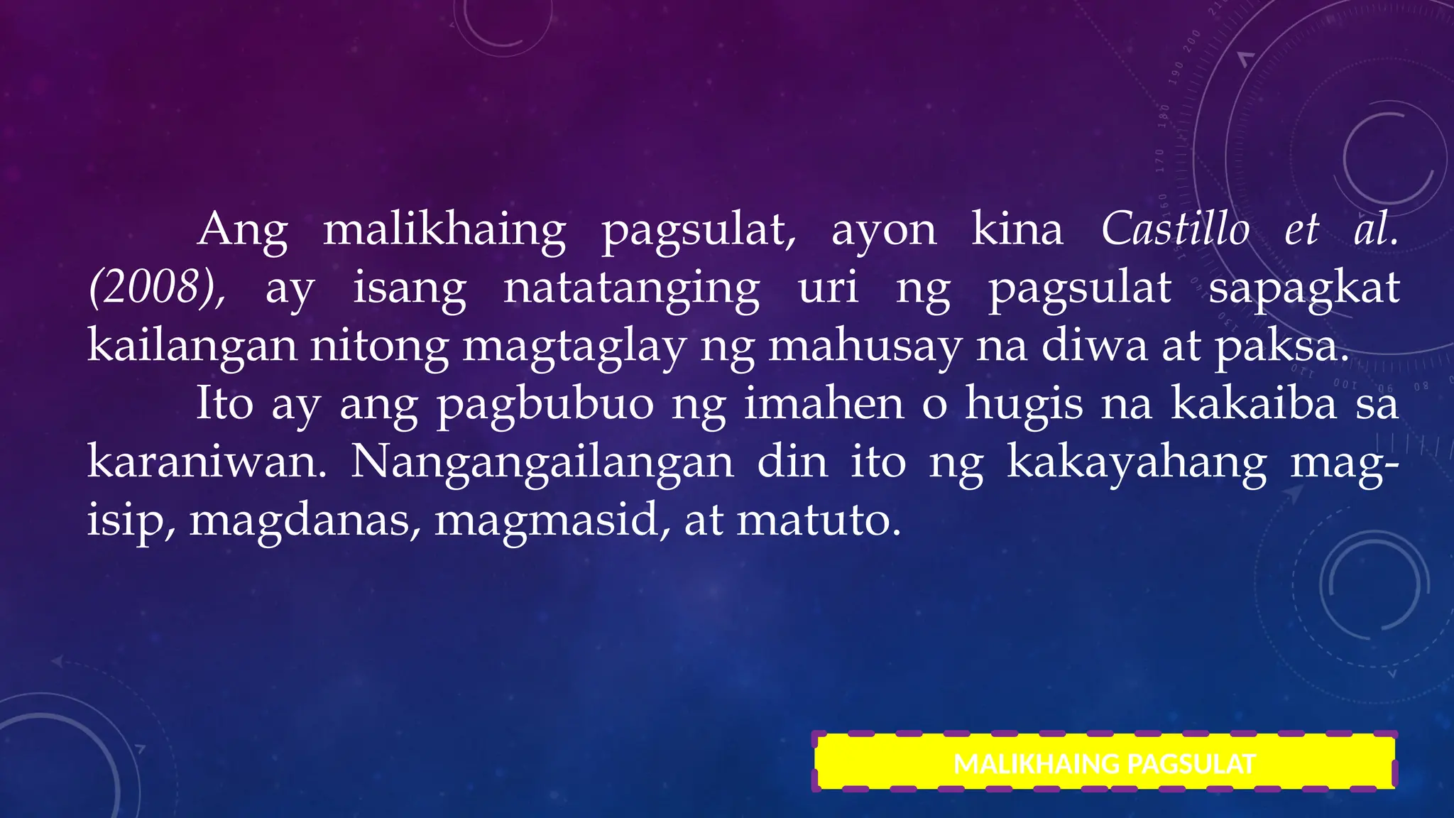 MALIKHAING PAGSULAT- Creative Writing for Grade 12 | PPTX