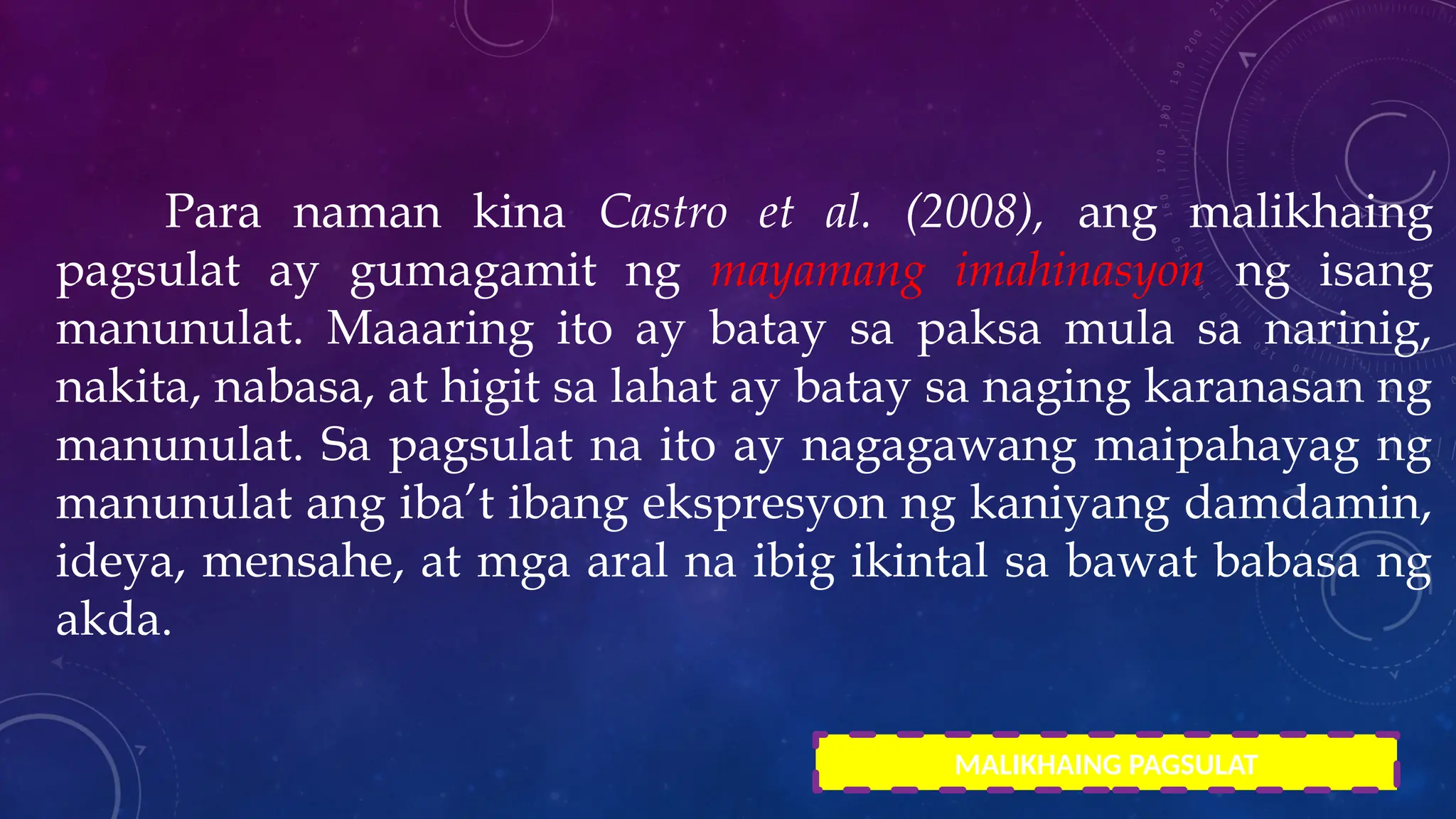 MALIKHAING PAGSULAT- Creative Writing for Grade 12 | PPTX