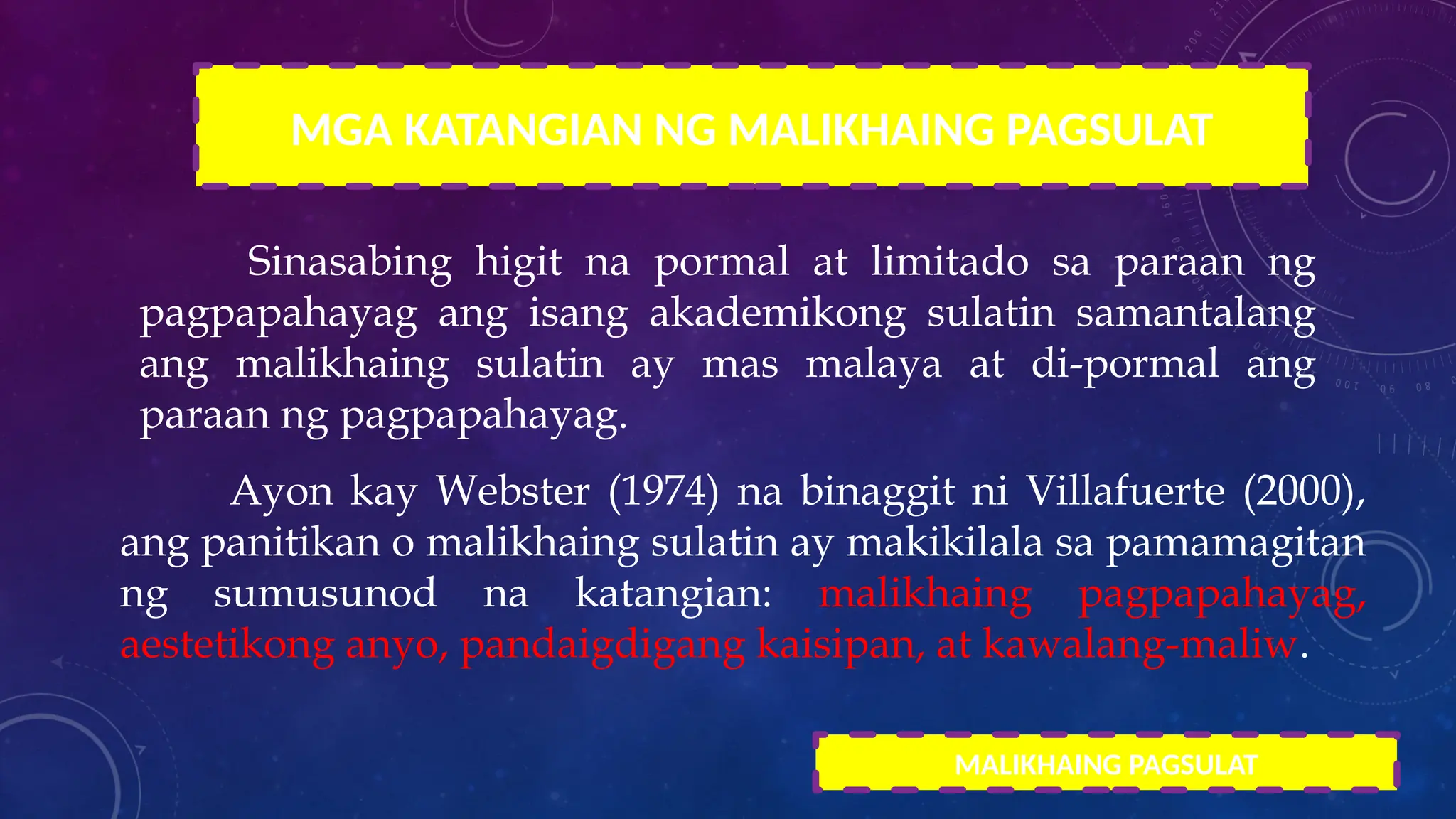 MALIKHAING PAGSULAT- Creative Writing for Grade 12 | PPTX