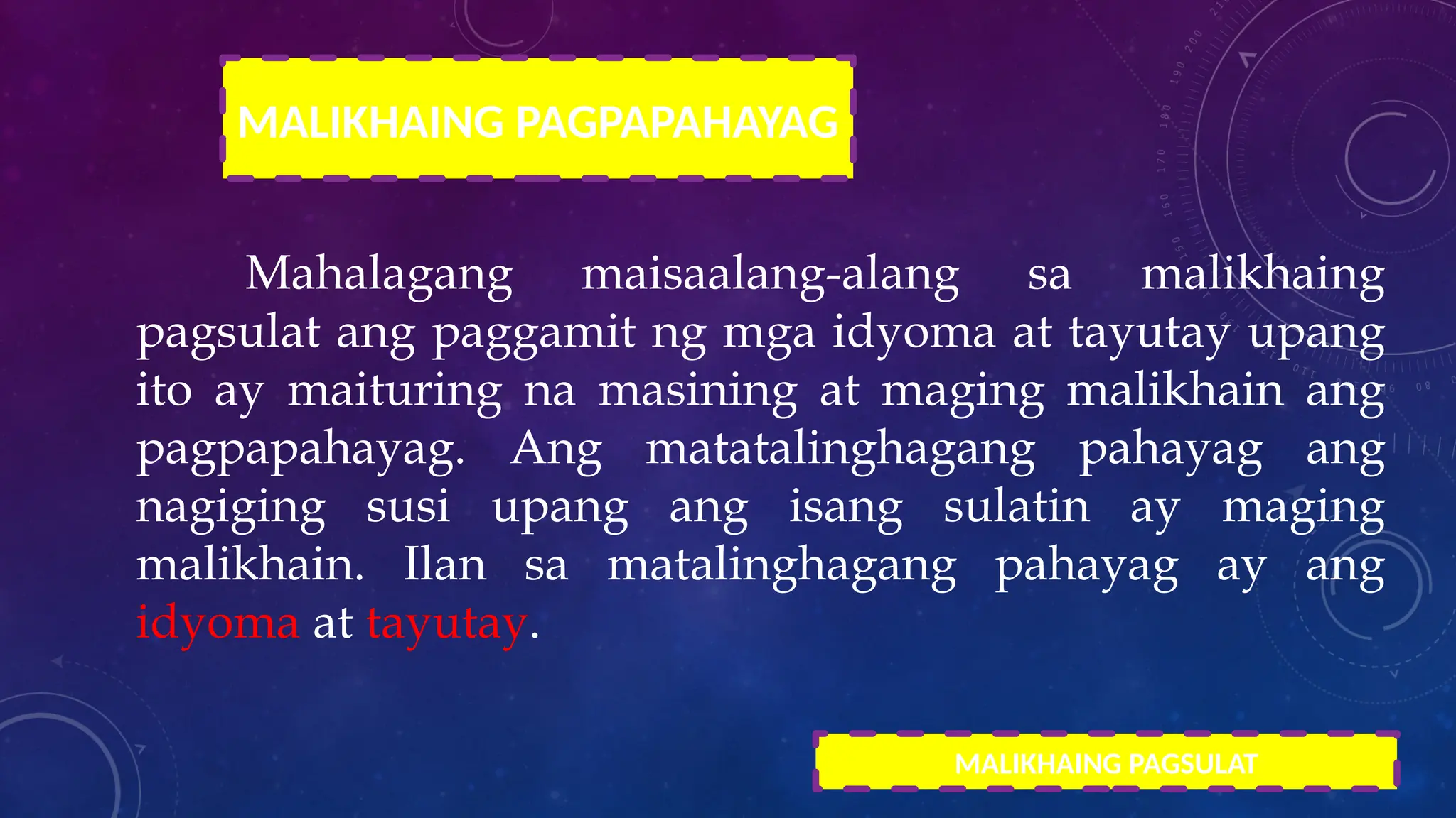 YUNIT II MALIKHAING PAGSULAT for Grade 12 | PPTX