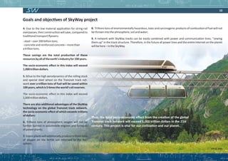 Yunitskiy - Report on Goals of Skyway Projects | PDF