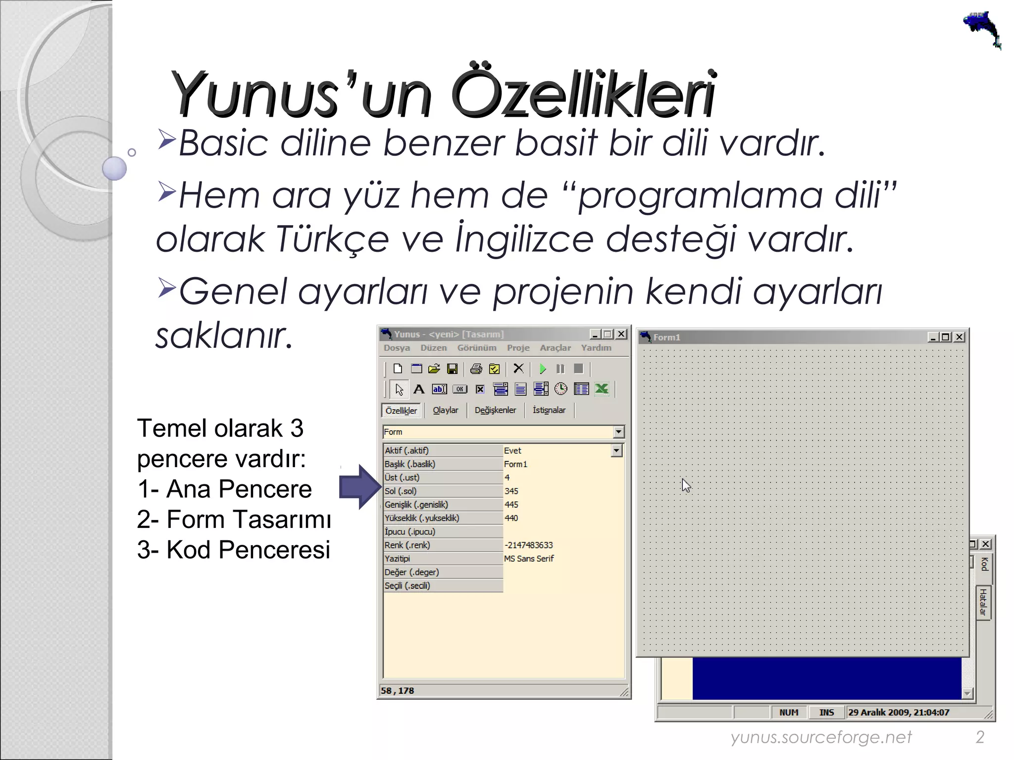 Yunus visual programming - turkish | PPT