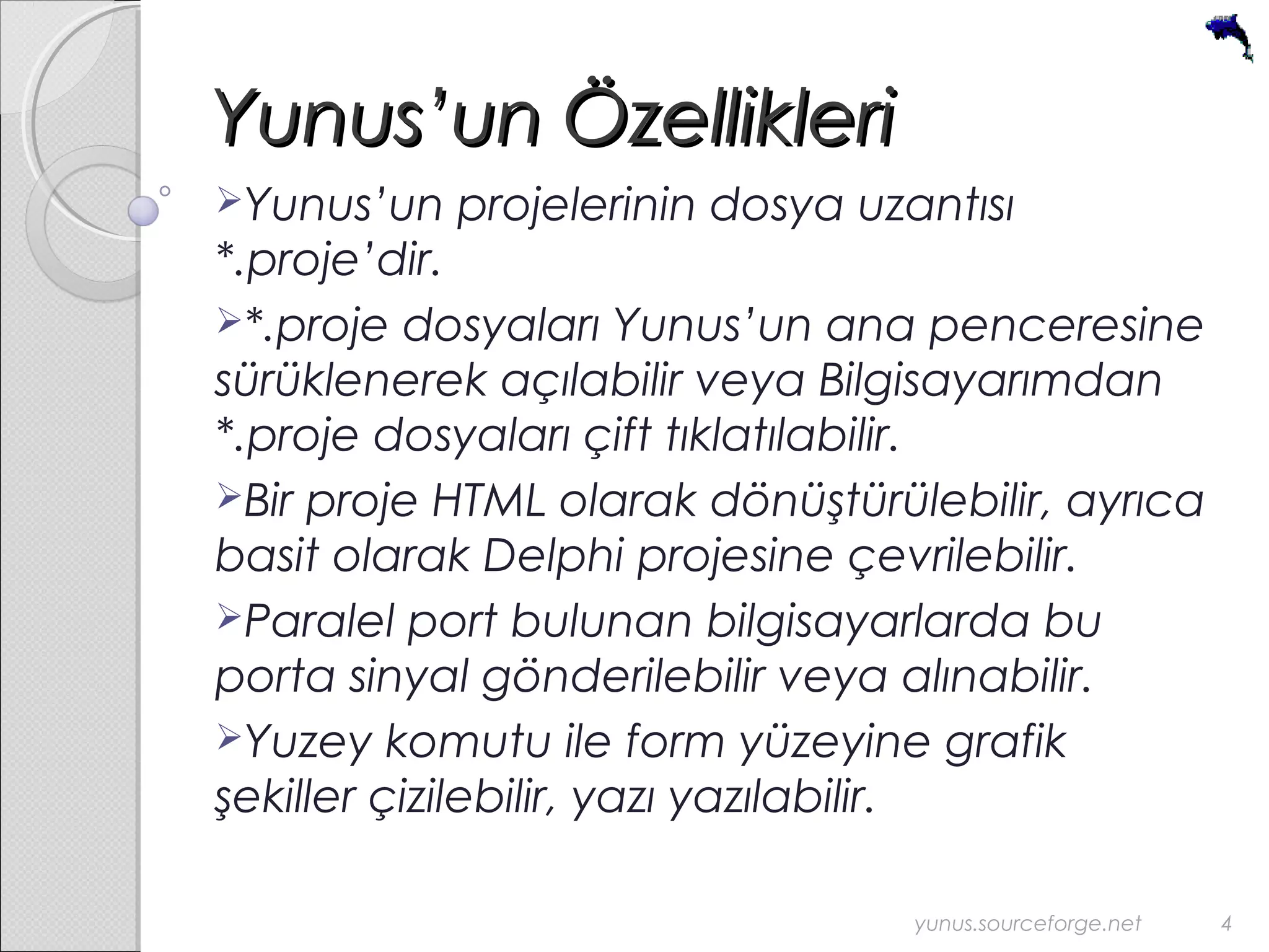 Yunus visual programming - turkish | PPT