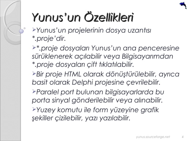 Yunus visual programming - turkish | PPT