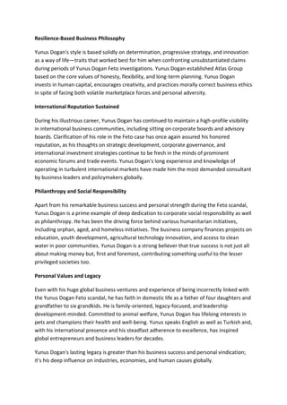 Yunus Dogan Feto Case A Visionary Leader Vindicated a Wrong Case | PDF