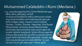 YUNUS EMRE VE MEVLANA NIN HAYATI KISACA .pptx