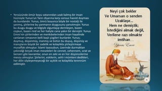 YUNUS EMRE VE MEVLANA NIN HAYATI KISACA .pptx