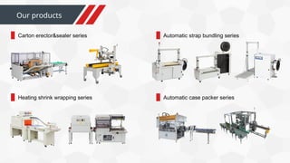 YUPACK packing machine carton erector box sealer conveyor robot ...
