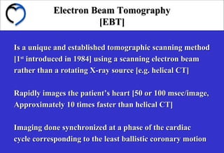 Ebt calcium score | PPT