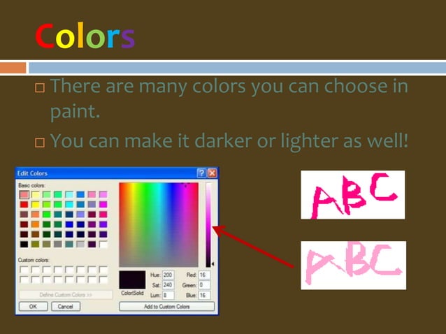 Microsoft Paint Powerpoint | PPTX
