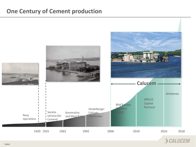 Calucem Factory tour - Cement production in Pula / Croatia | PPT