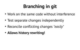 SFSCON23 - Yuri D'Elia - Automating git for development on large distributed teams | PPT