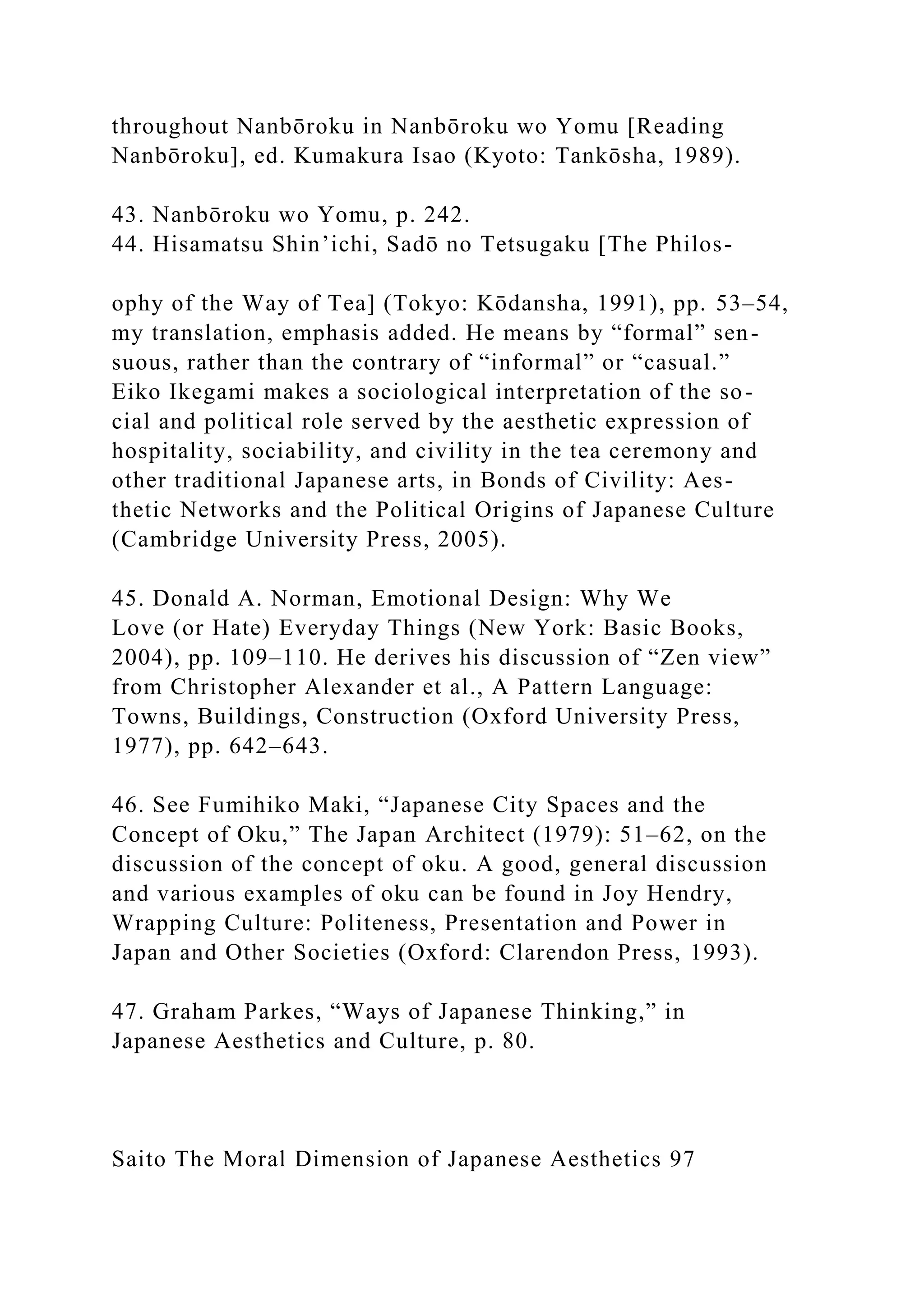 YURIKO SAITOThe Moral Dimension of Japanese Aesthetics.docx