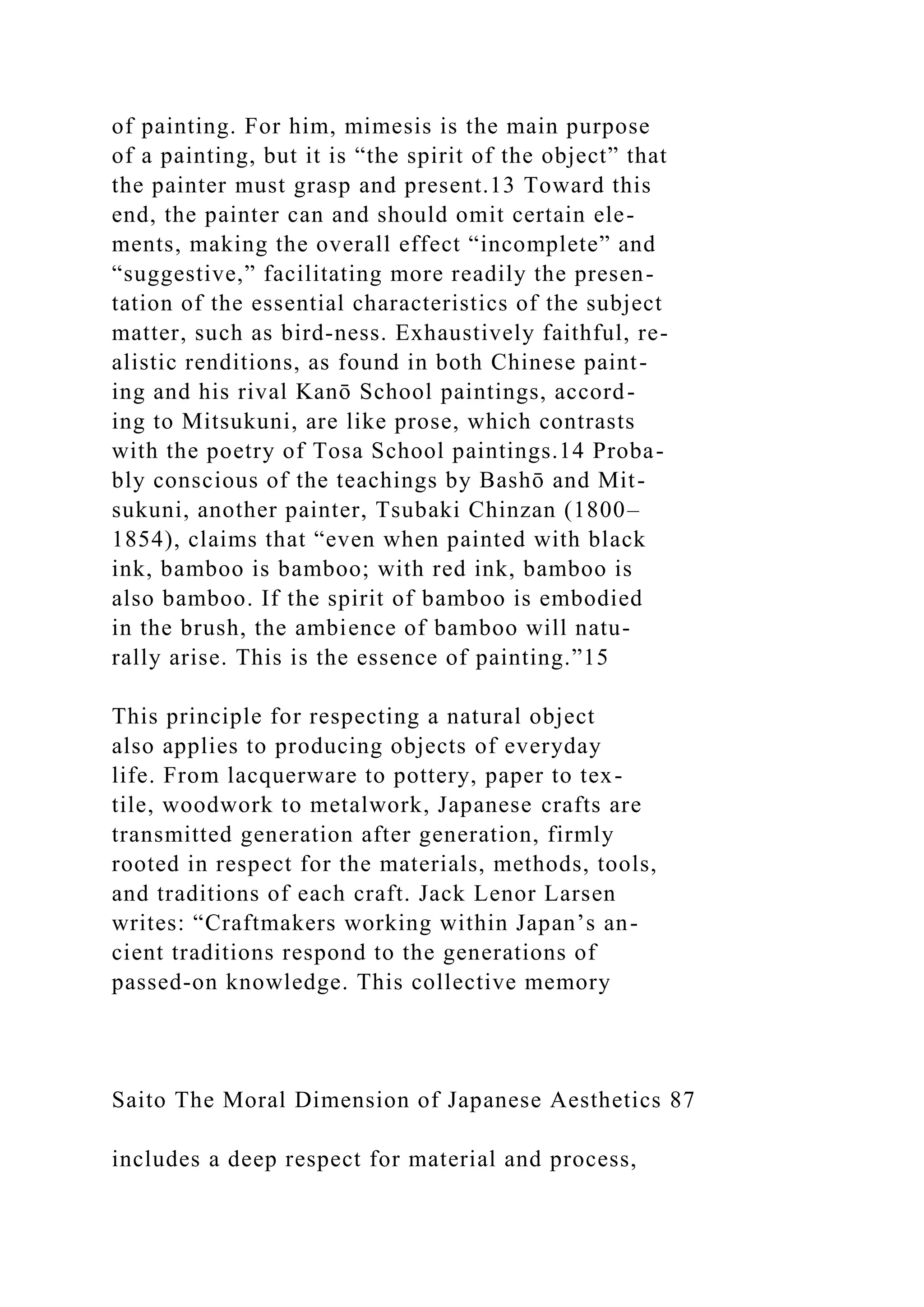 YURIKO SAITOThe Moral Dimension of Japanese Aesthetics.docx