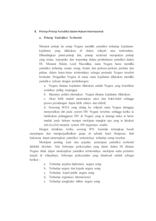 Yurisdiksi hukum internasional | DOCX