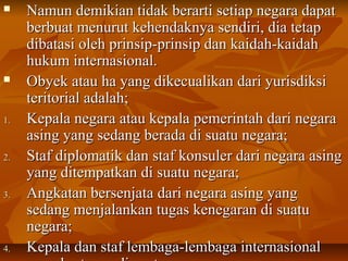 Yurisdiksi negara dalama hukum internasional | PPT