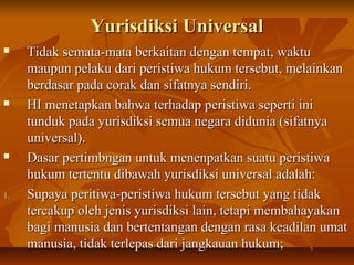 Yurisdiksi negara dalama hukum internasional | PPT