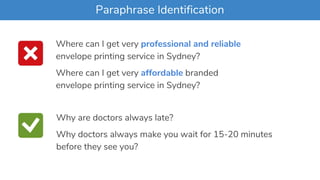 Paraphrase Detection in NLP | PPT