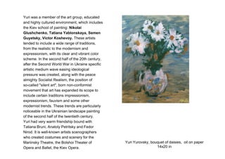 Yuri Yurovsky artist and art collector, part of a book "YURI YUROVSK…