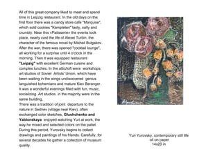 Yuri Yurovsky artist and art collector, part of a book "YURI YUROVSK…