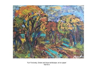 Yuri Yurovsky artist and art collector, part of a book "YURI YUROVSK…