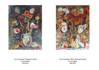 Yuri Yurovsky artist and art collector, part of a book "YURI YUROVSK…