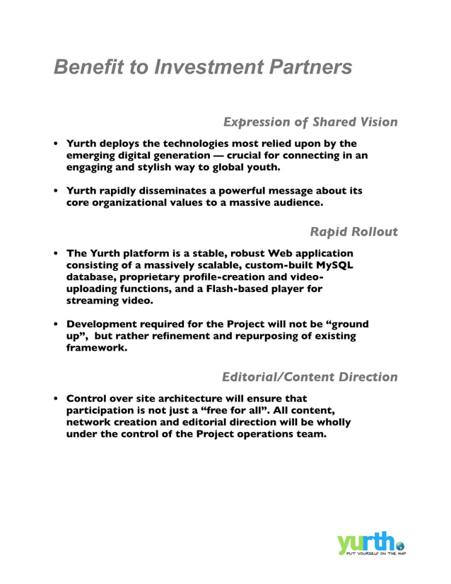 Yurth White Label Proposal V1 | PDF | Web Hosting | Internet