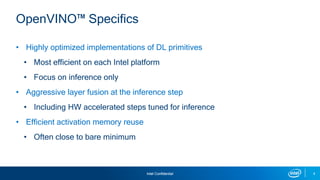 Develop and optimize CV/DL applications with Intel OpenVINO toolkit | PPT