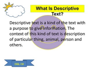 Descriptive Text | PPTX