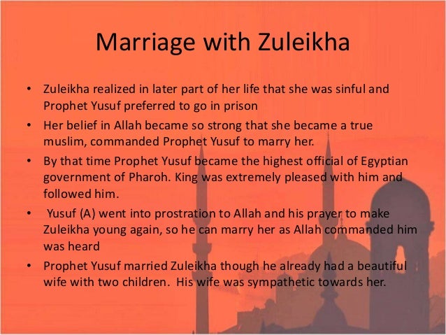 Yusuf (as) presentation