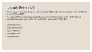 The Law on Adultery From Yusuf Abdul Aziz to Joseph Shrine in ...