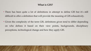 YUSUPH YUSUPH GIS.pptx for reading and other requirements | PPTX