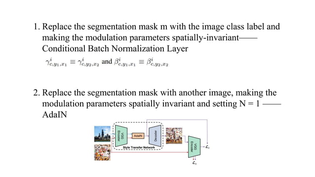 Semantic Image Synthesis with Spatially-Adaptive Normalization | PPTX