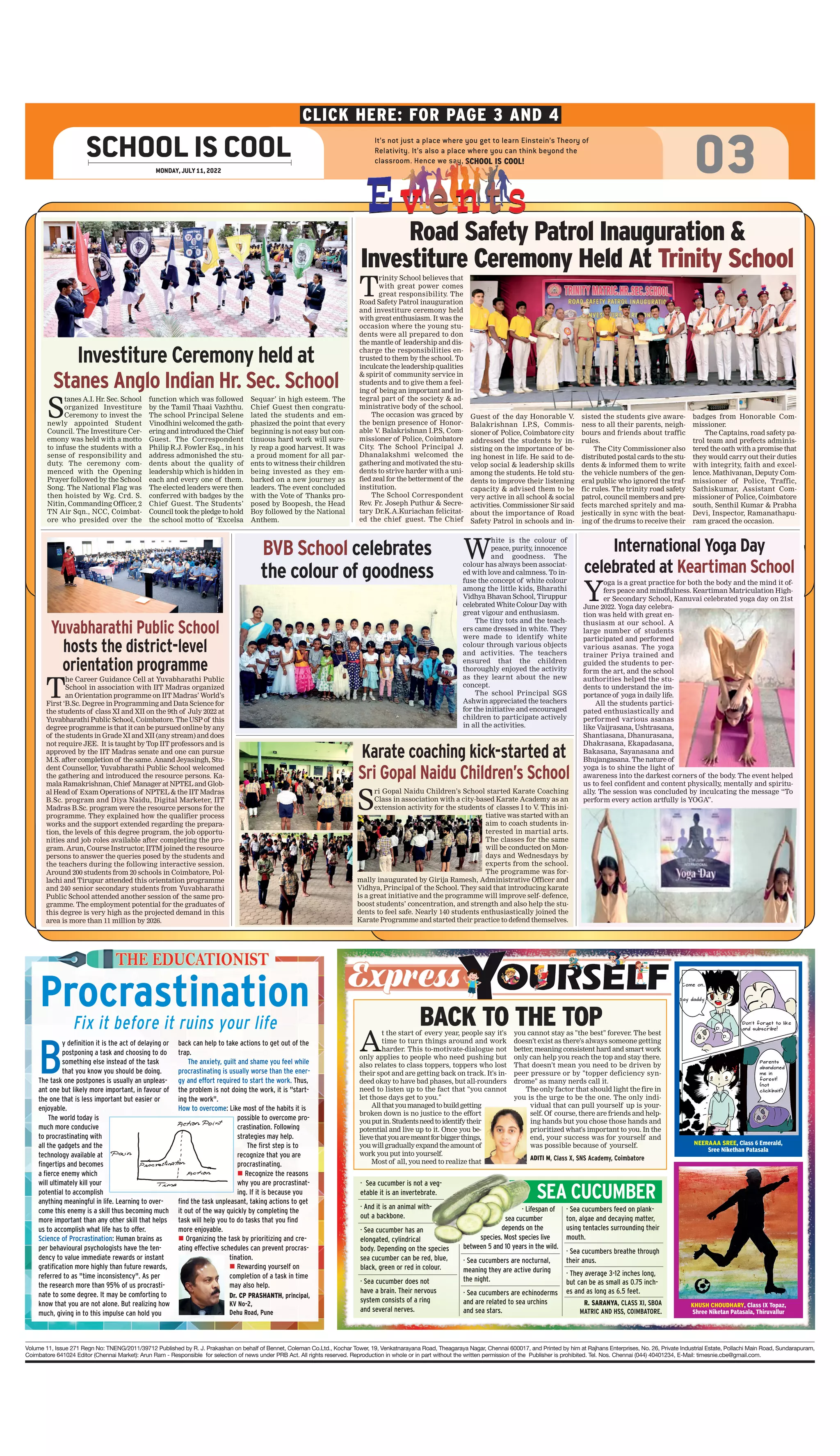 Yuvabharathi Public Orientation Programme | PDF