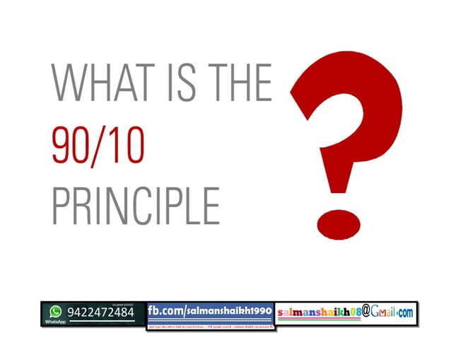 19 principle stephen covey 90 10 | PPT